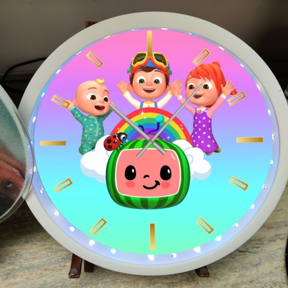 coco pelon | Wall Decor | Cocomelon Clock | Poshmark